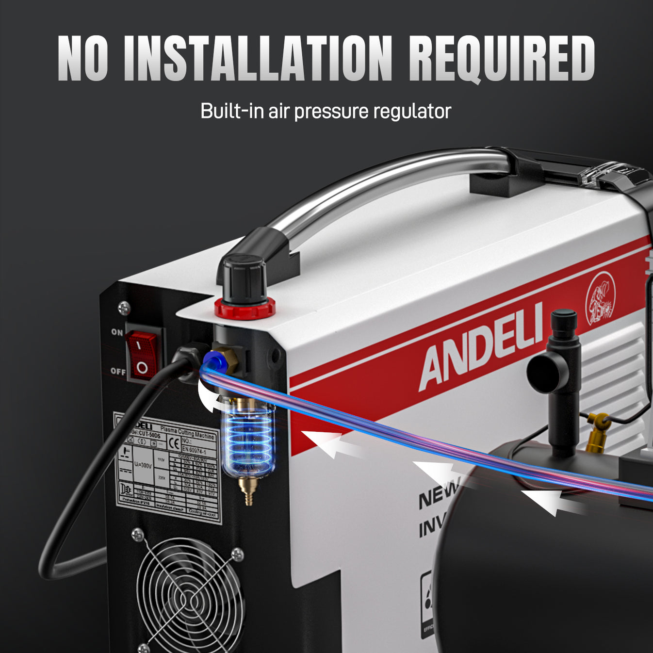 Cut-50DS HF Plasma Cutter 110V/220V Dual Voltage – ANDELI Welder